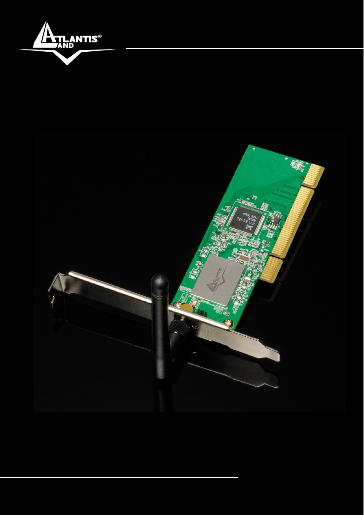 Atlantis Land PCI 54 Manual