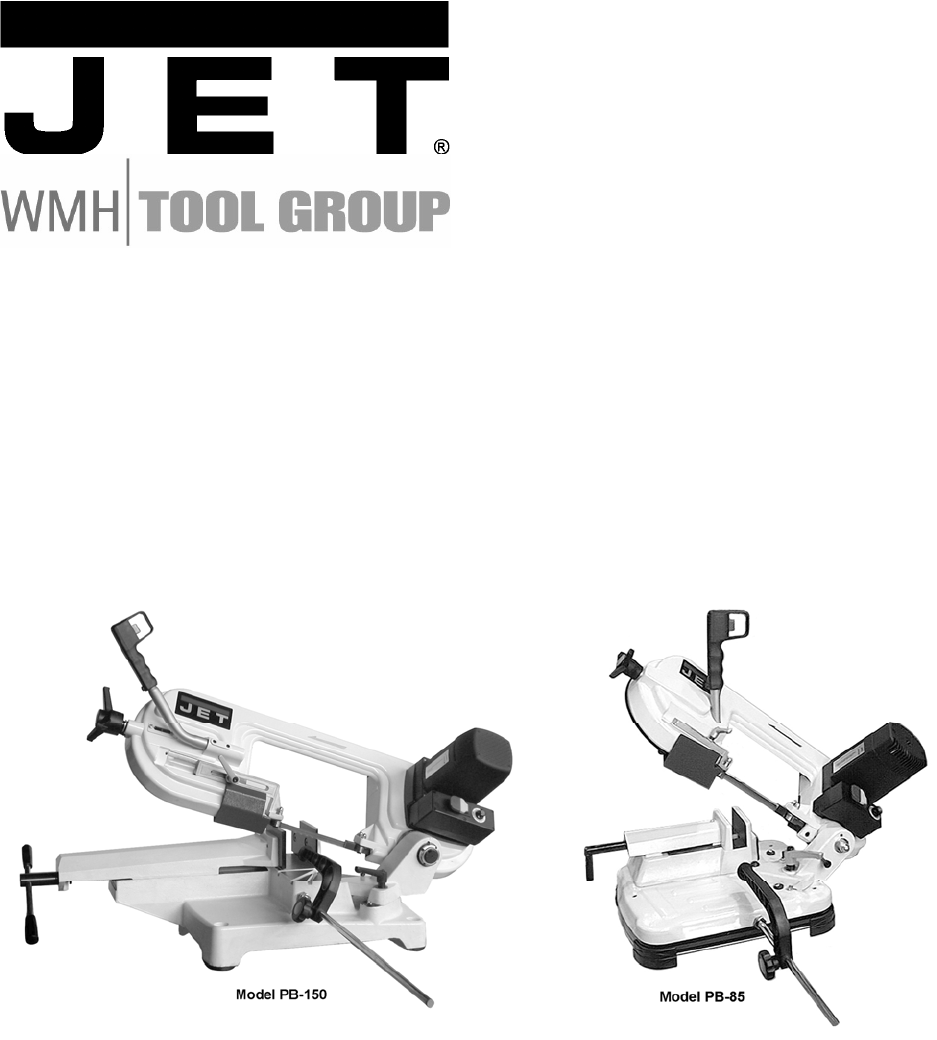 Jet Tools PB-85 Manual