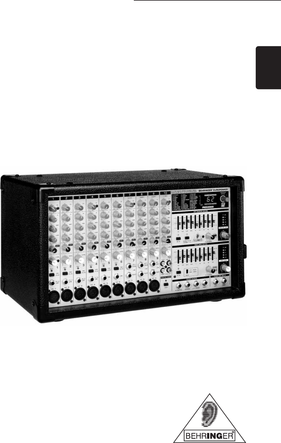 Behringer PMX2000 Manual