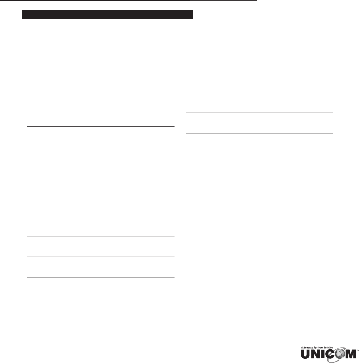 UNICOM Electric POE-32001T Manual