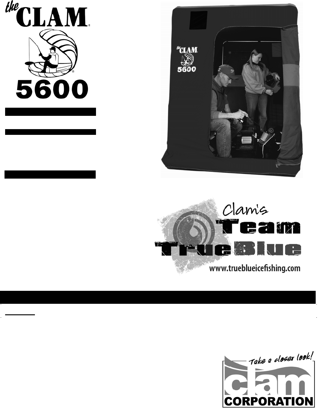 Clam Corp 8201 Manual