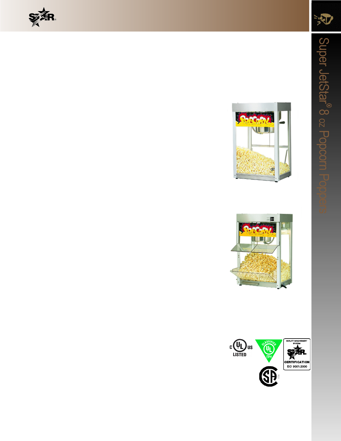 Star Manufacturing International Model 86S Manual