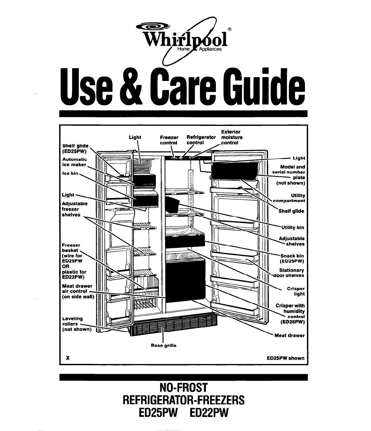 Whirlpool ED25PW Manual