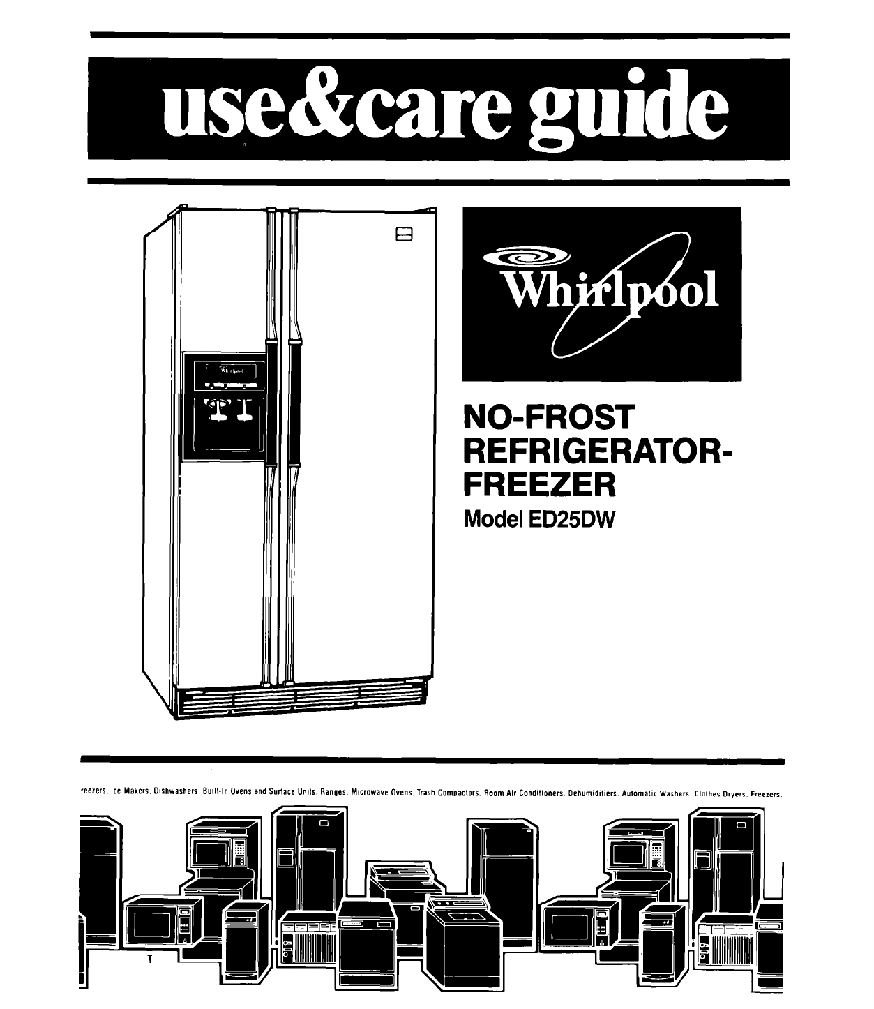 Whirlpool ED25DW Manual