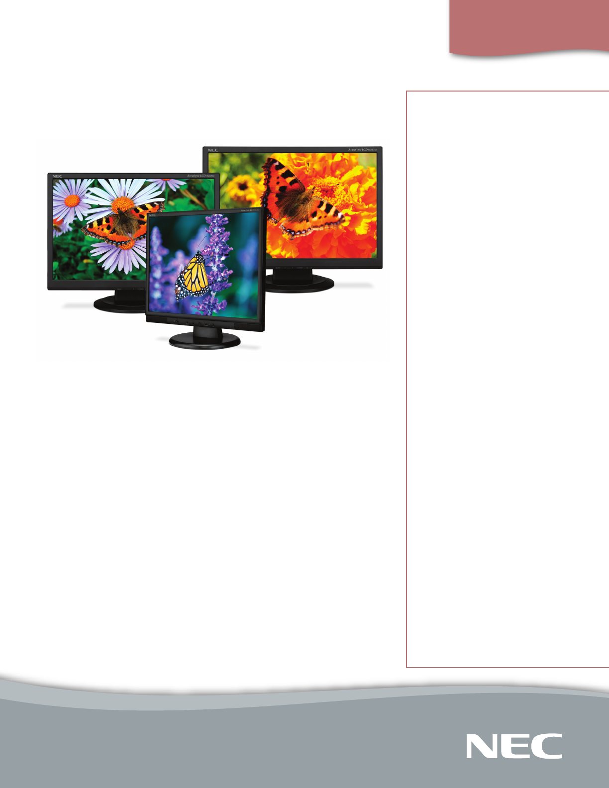 NEC Electronics America AccuSync Series Manual