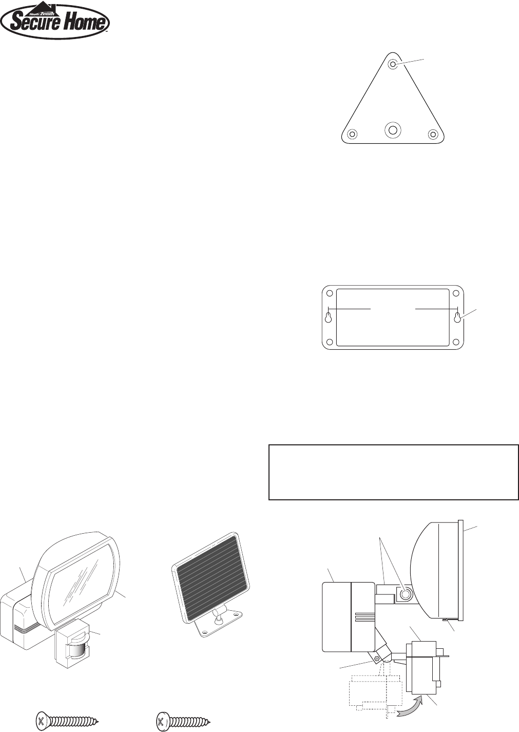 Heath Zenith SH-7001 Manual