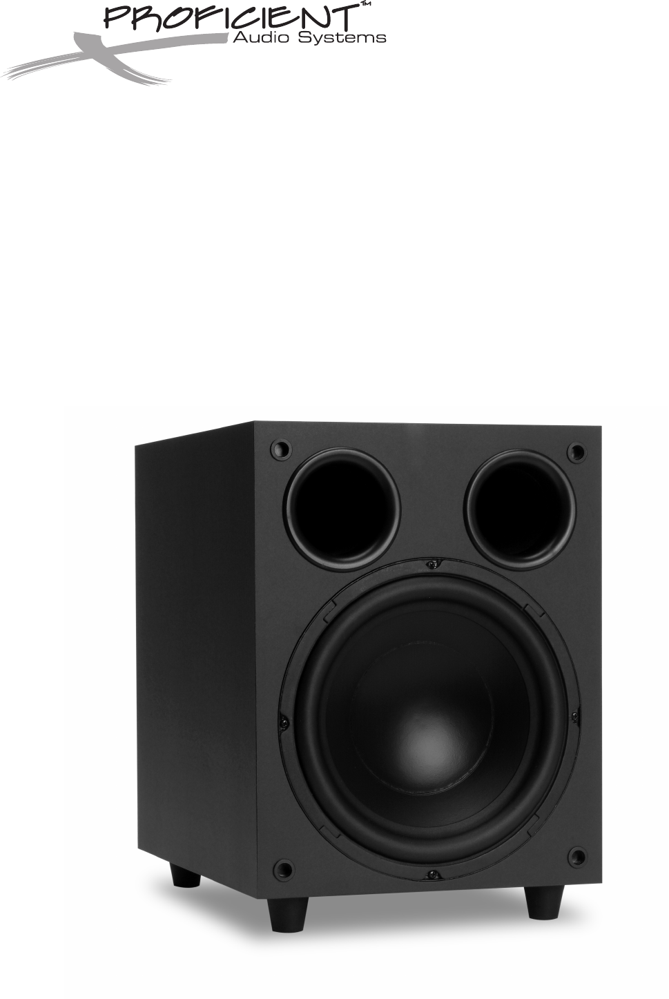 Proficient Audio Systems S10 Manual