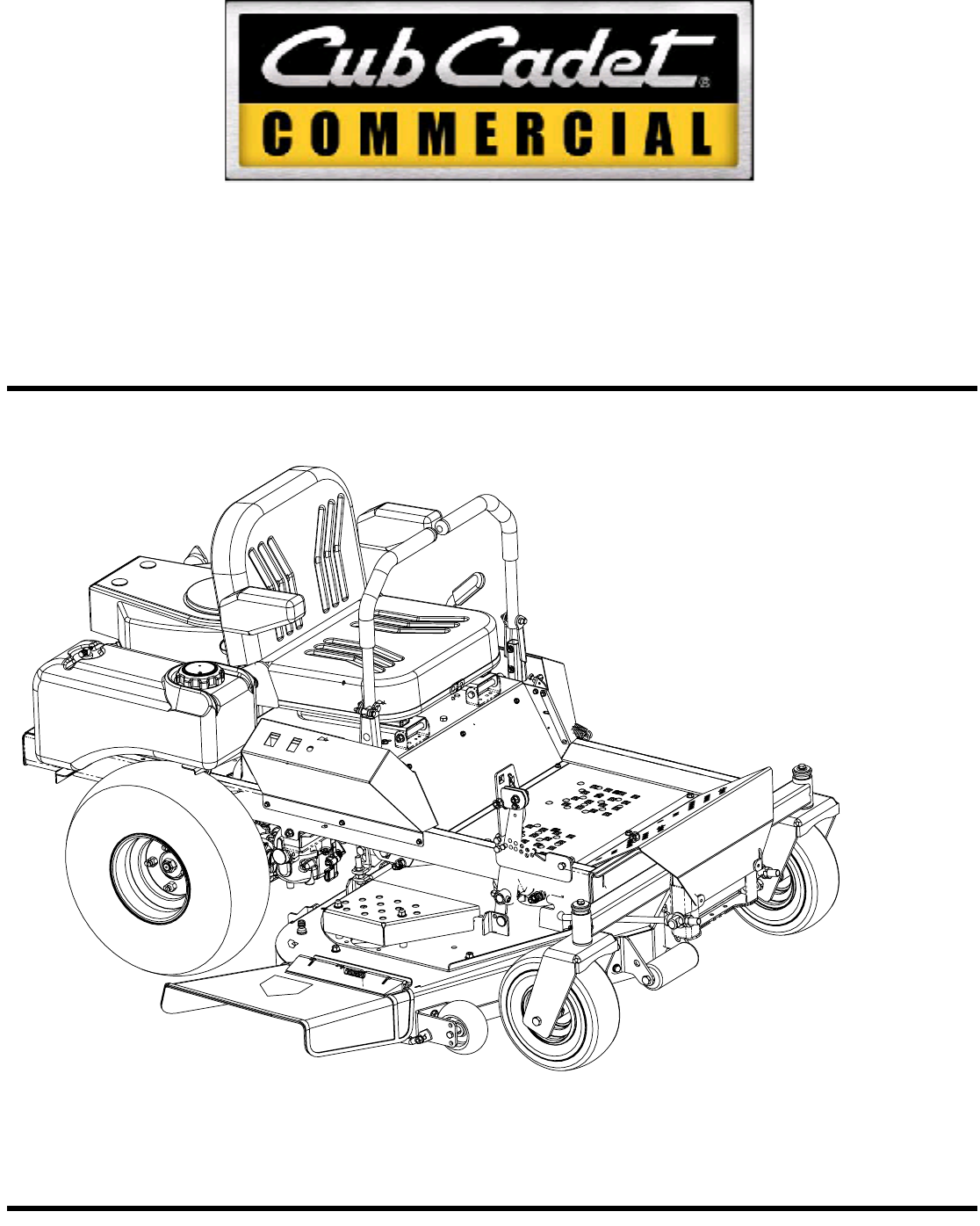 Cub Cadet 19HP Enforcer 44, 21HP Enforcer 48, 23HP Enforcer 54 Manual