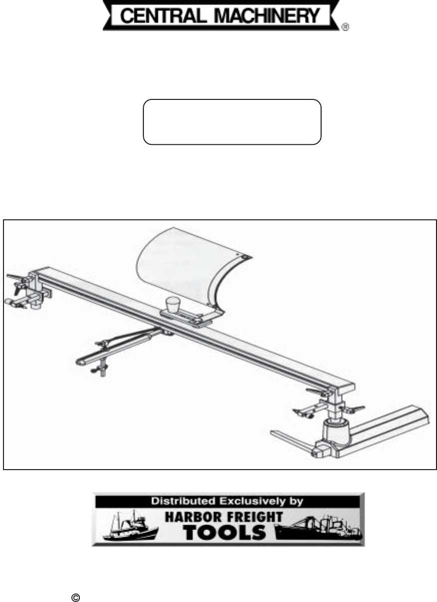 Harbor Freight Tools 90692 Manual